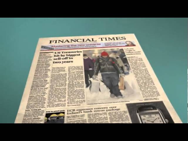 Financial Times Fingertips Advert – International Version | NYTFT